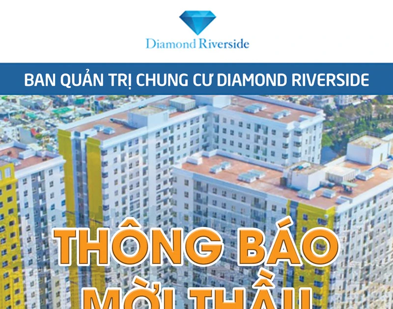 Ban Quản trị Tòa nhà chung cư Diamond Riverside thông báo mời thầu ...
