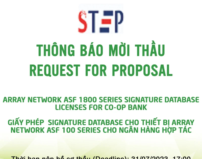 Thông báo mời thầu gia hạn giấy phép signature database cho thiết bị ...